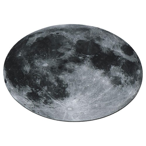 Round Mice Mat Moon Desktop Accessories 7.9 x 7.9 Inch Mouse Pad Home ...