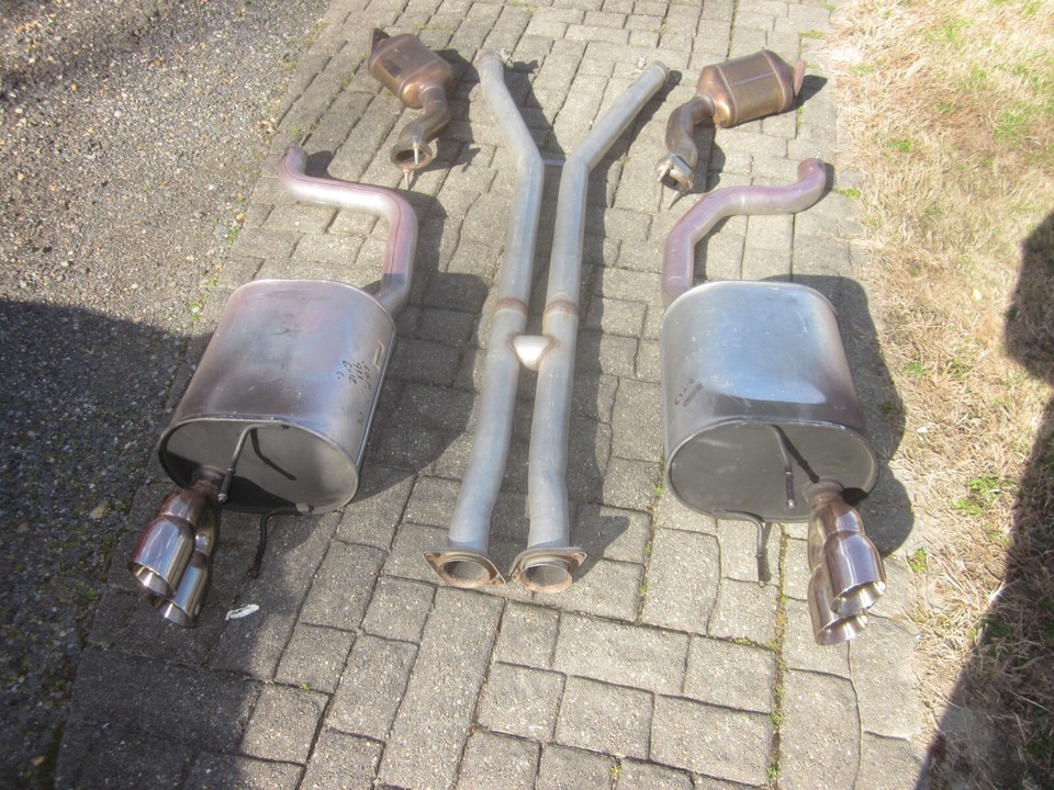 Used Original 2005-13 Chevy Corvette C6 LS3 GM Exhaust System Mufflers ...