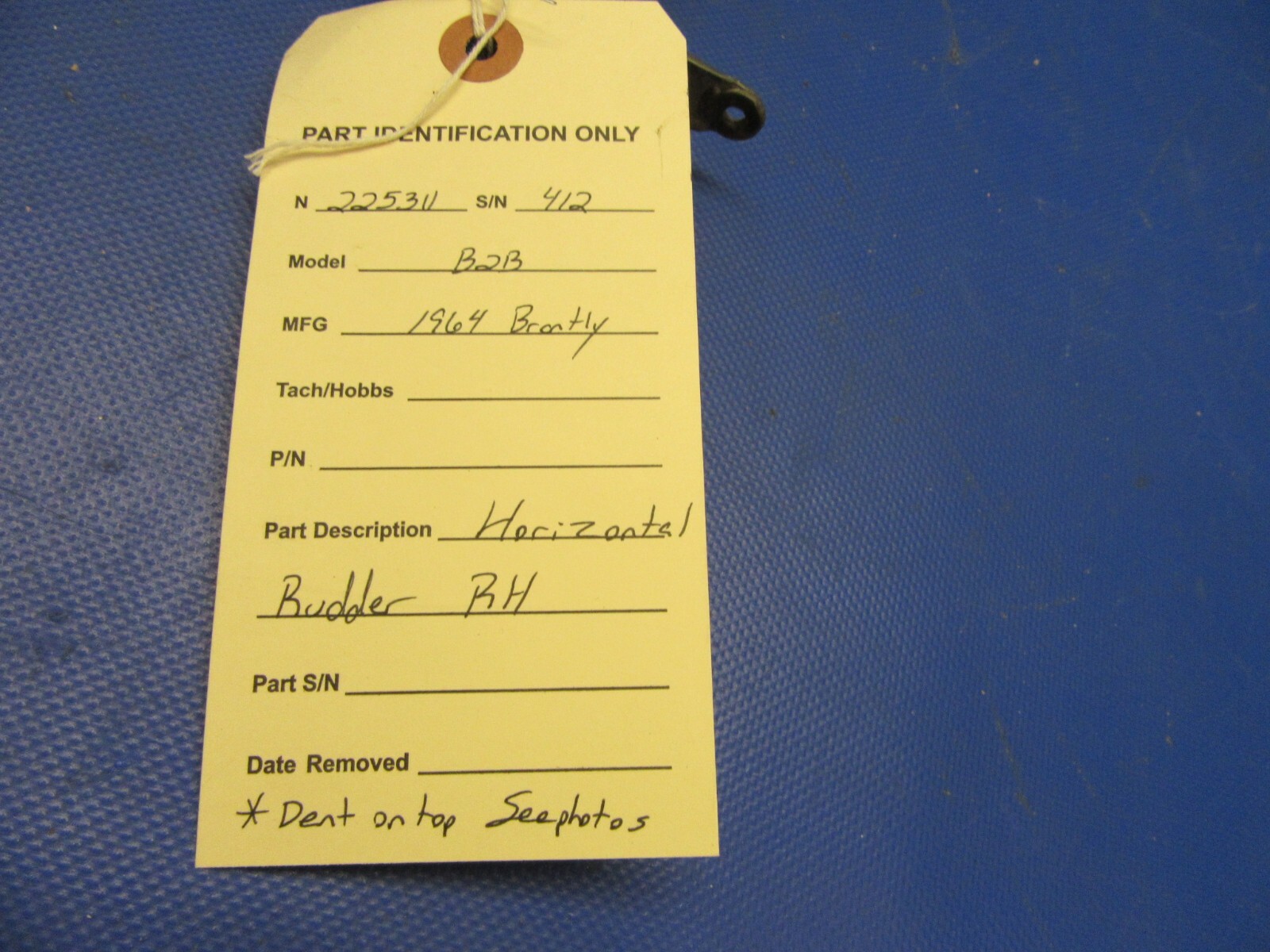 Brantly B2B Helicopter Horizontal Rudder RH (0921-442) | eBay