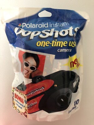 Polaroid Instant Popshots One Time Use Collectible Camera 2001 New ...