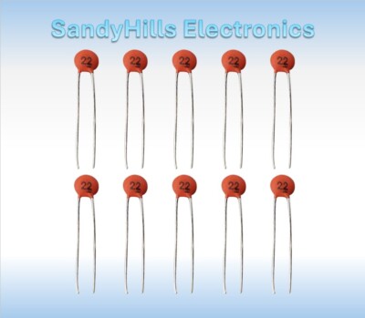 Ceramic Disc Capacitors Capacitor 1pF - 100 nF 50V Pack Size 10,20,50 ...