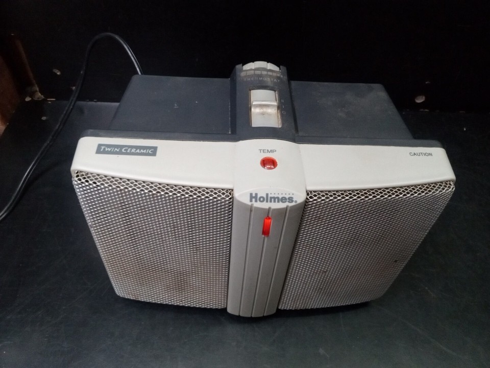 Holmes Twin Ceramic Space Heater 1500 Watt Model HCH4166 TESTED WORKS ...
