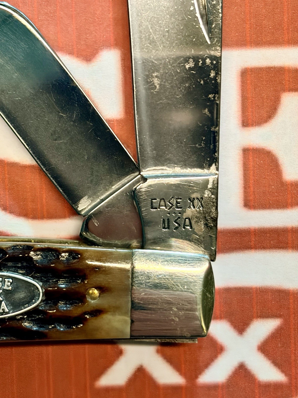 💥 Case XX 6375 3 Dot 1987 Brown Bone Carbon Steel 🇺🇸 Pocket Knife 💥 | eBay
