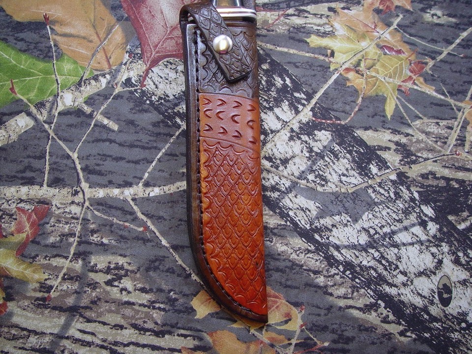Leather Made Buck 120 Custom Sheath No Knife | eBay