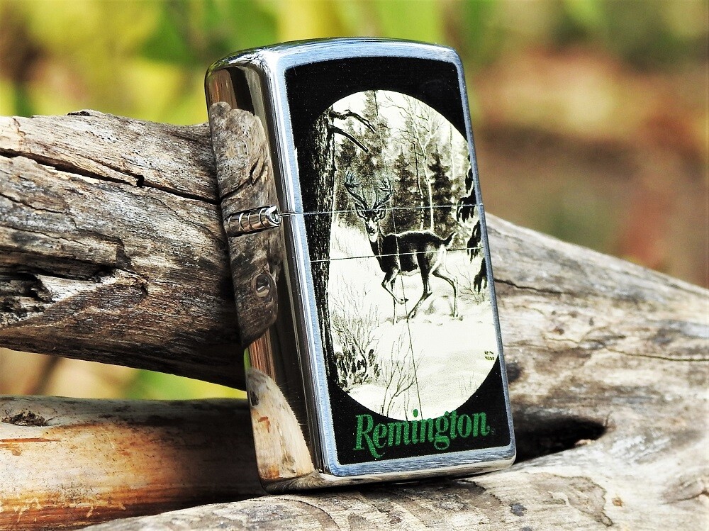 Zippo Lighter - Remington Arms - Deer in Scope - Firearms - Crosshairs ...