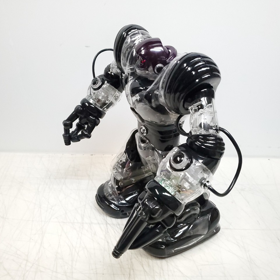 Wow Wee Robosapien RS Clear/Black Interactive Robot 14” | eBay