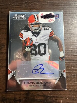 A80,305 - 2012 Bowman Sterling #38 Travis Benjamin RC Autograph | eBay