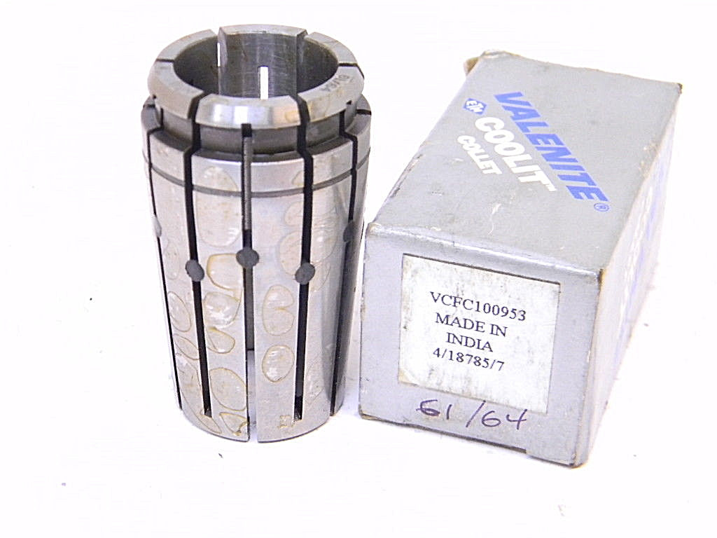 NEW SURPLUS VALENITE COOLIT TG100 COOLANT COLLET 61/64" (.9531) | eBay