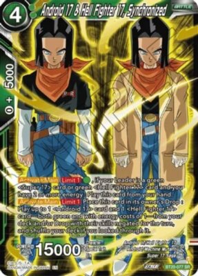 NM-Mint DBS:M Android 17 & Hell Fighter 17, Synchronized - BT20-077 ...