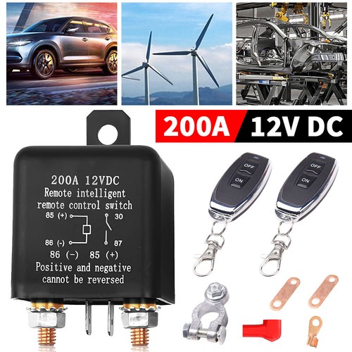 Car Battery Switch Disconnect Power Kill Master Isolator Remote Control ...