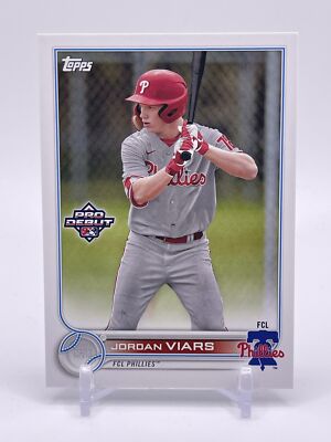 Jordan Viars 2022 Topps Pro Debut Base Set #PD-99 FCL Phillies | eBay