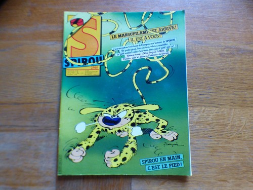 SPIROU n° 2395 POSTER MARSUPILAMI (1/3) + COVER DAVID | eBay