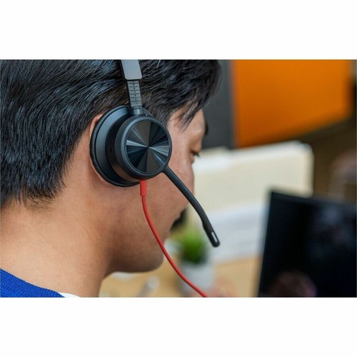 Poly Blackwire 8225 Stereo USB-C Headset + USB-C/A Adapter – (8X225AA ...