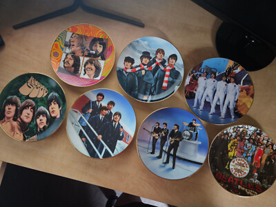 THE BEATLES!! - A set of 7 Delphi Porcelain Plates 1991-1994 issued. | eBay