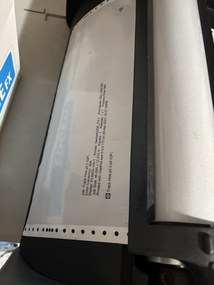 Gerber Edge Fx Vinyl Printer And Gerber GS15 Plus, Gerber Edge Fx Foils | eBay