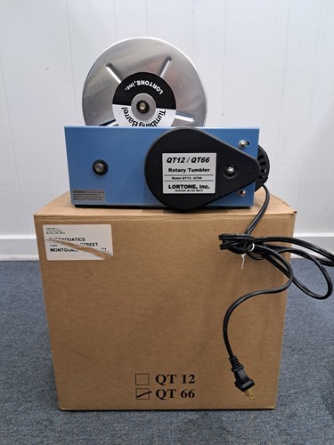Lortone QT66 Rotary Rock Tumbler Twin Barrel Made in USA Lapidary ...