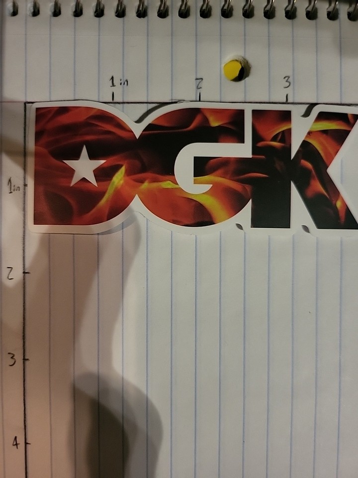Dgk Flames Fire Sticker Logo Decal | eBay
