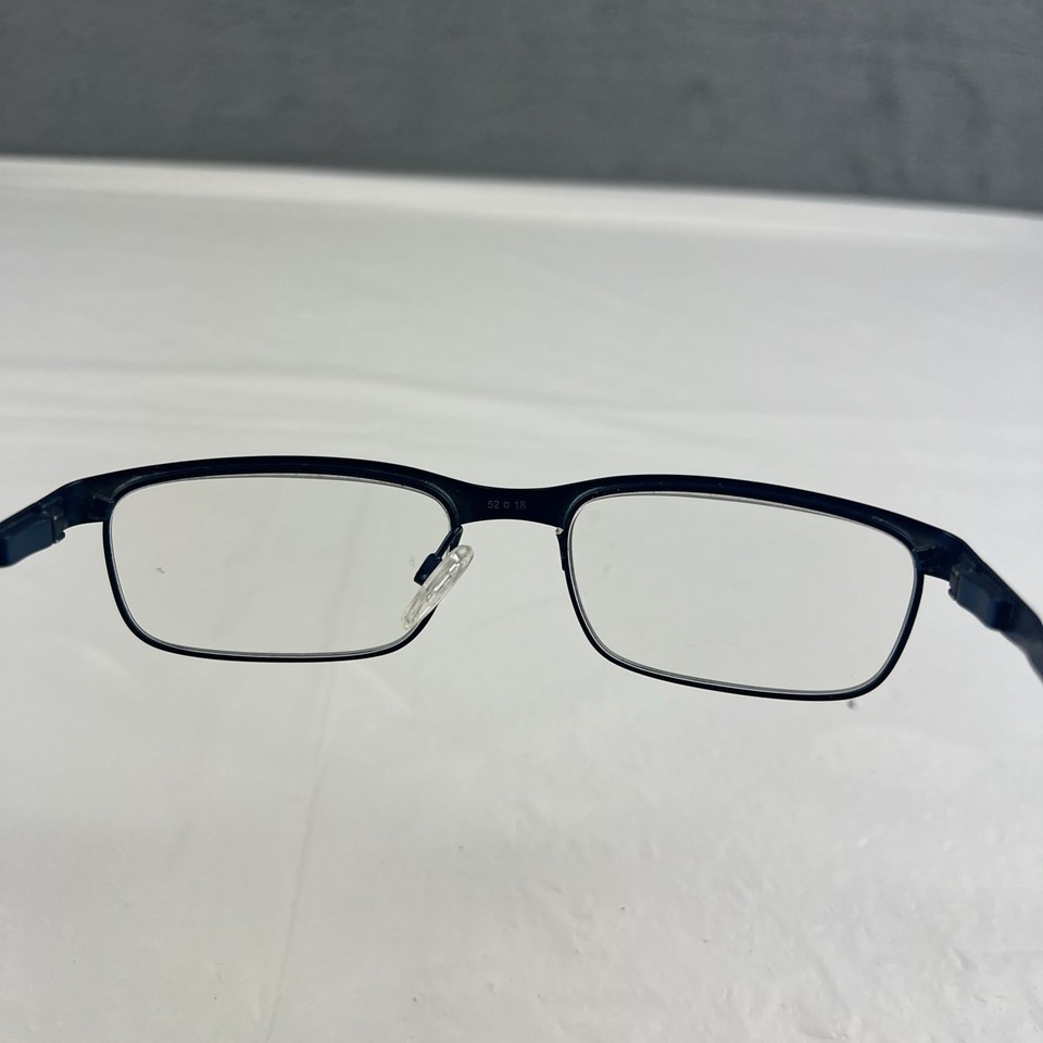 Oakley Steel Plate OX3222-0352 Rectangle Powder Midnight Eyeglasses 52 ...