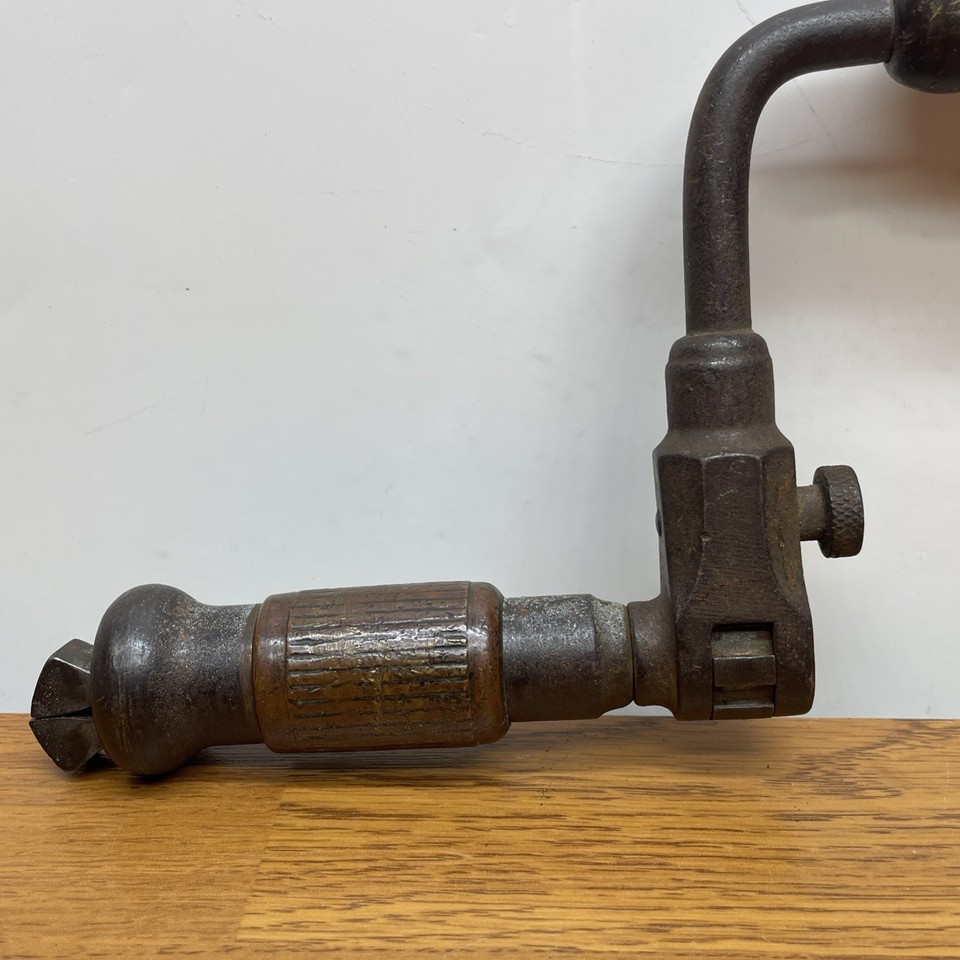 Vintage Lakeside 13 Inch Ratcheting Hand Drill Bit Brace Auger Tool ...