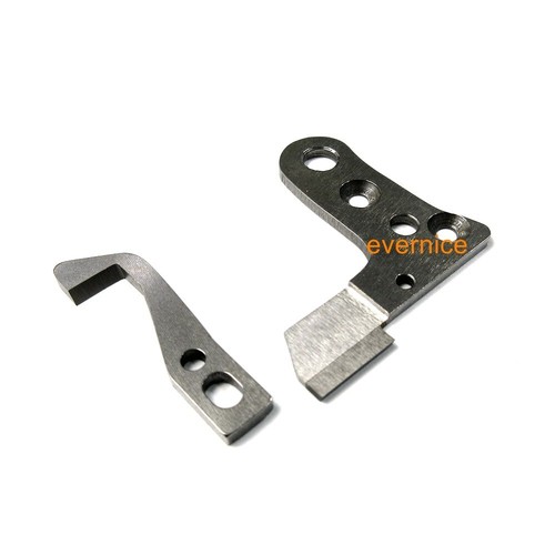 Upper & Lower Knife #H004254+H004131 for Elna 744 Pfaff 4850 Coverstyle ...