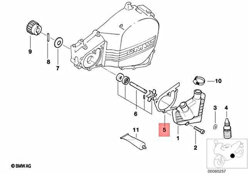 Genuine BMW K14 K15 R13 0184 0187 0182 0185 0183 0186 Gasket ...
