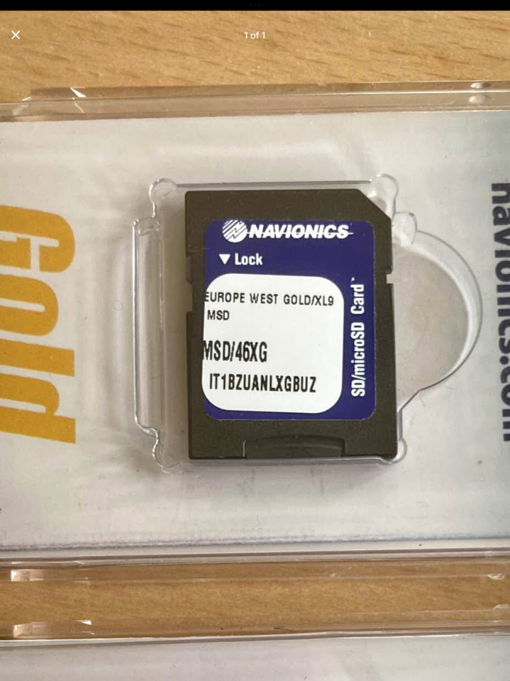 NAVIONICS GOLD SD/MSD 46XG EUROPE/MED WEST (UK TO ITALY) | eBay UK