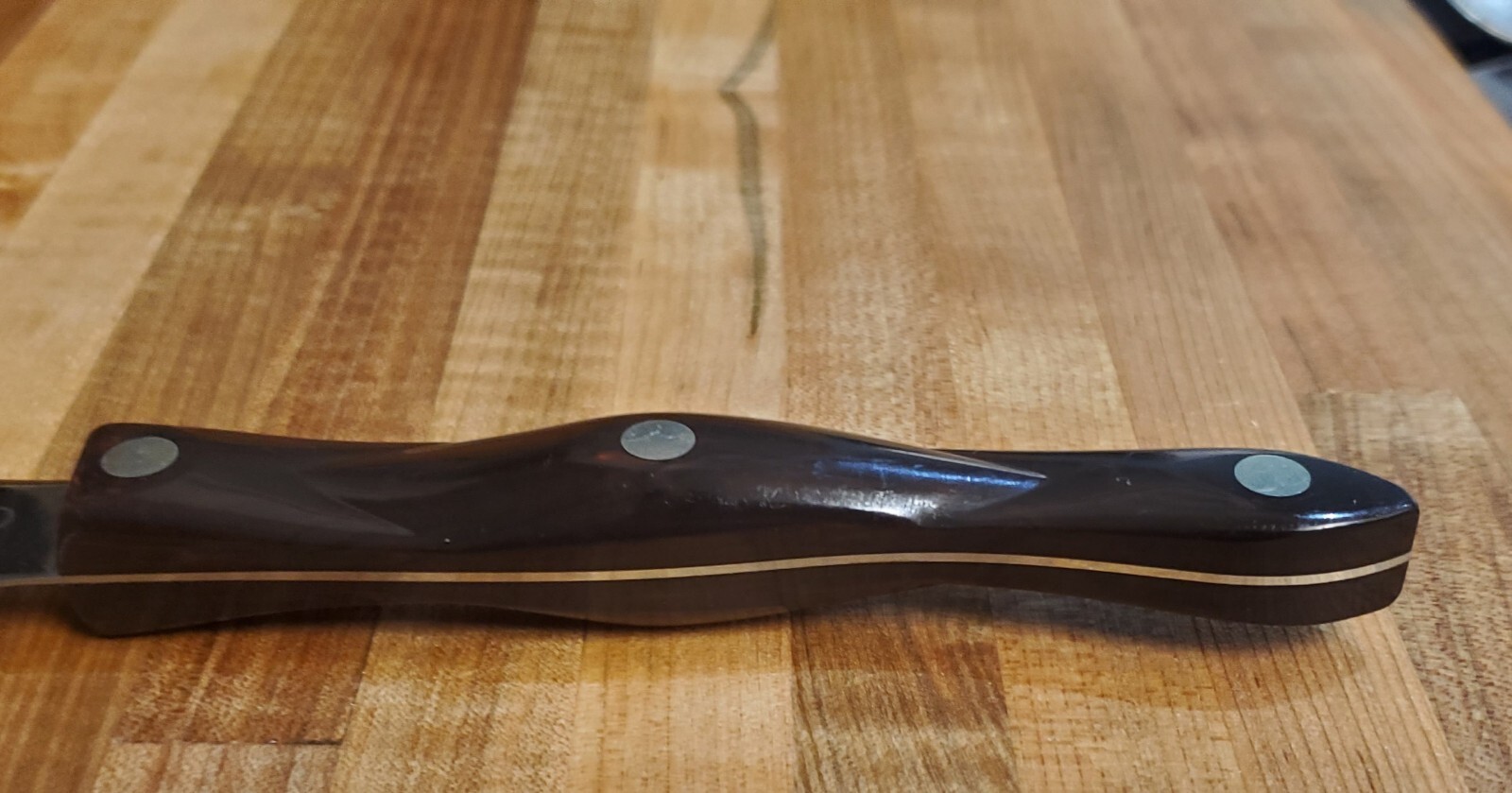 Cutco Cutlery Spatula Spreader Knife, Dark Brown comfort handle, model ...