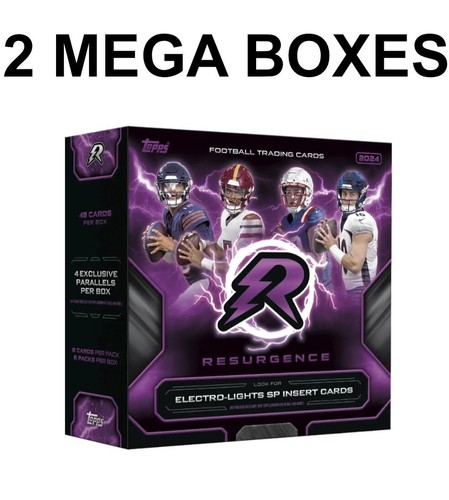 PYT - HOUSTON TEXANS 2024 Topps Resurgence ! 2 Mega Boxes (6:10) 5/28 ...