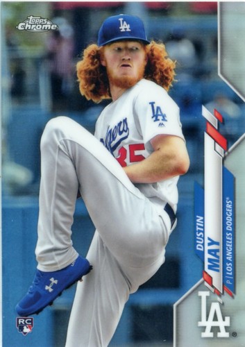 2020 Topps Chrome Rookie Refractor Dustin May Los Angeles Dodgers #176 MLB RC | eBay