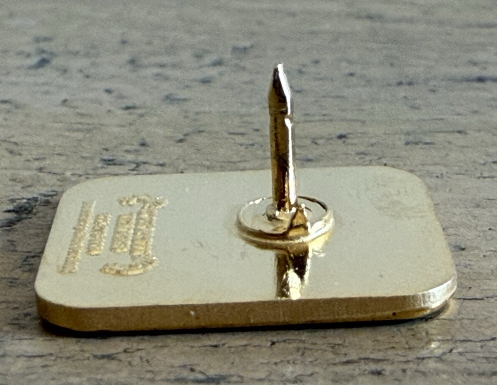 FBI Gold Shield Black Background Lapel Pin | eBay