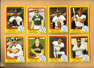 1988 Madison Muskies Complete Team Set, OZZIE CANSECO, SCOTT BROSIUS | eBay