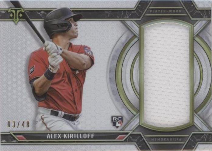 2021 Topps Triple Threads - Single Jumbo Relics Alex Kirilloff #SJR-AK ...