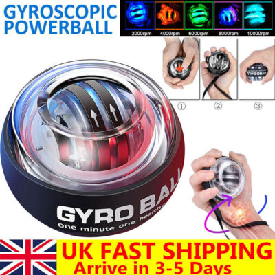 Fitness Equipment Gyroscopic Powerball Autostart Range Gyro Power Wrist ...