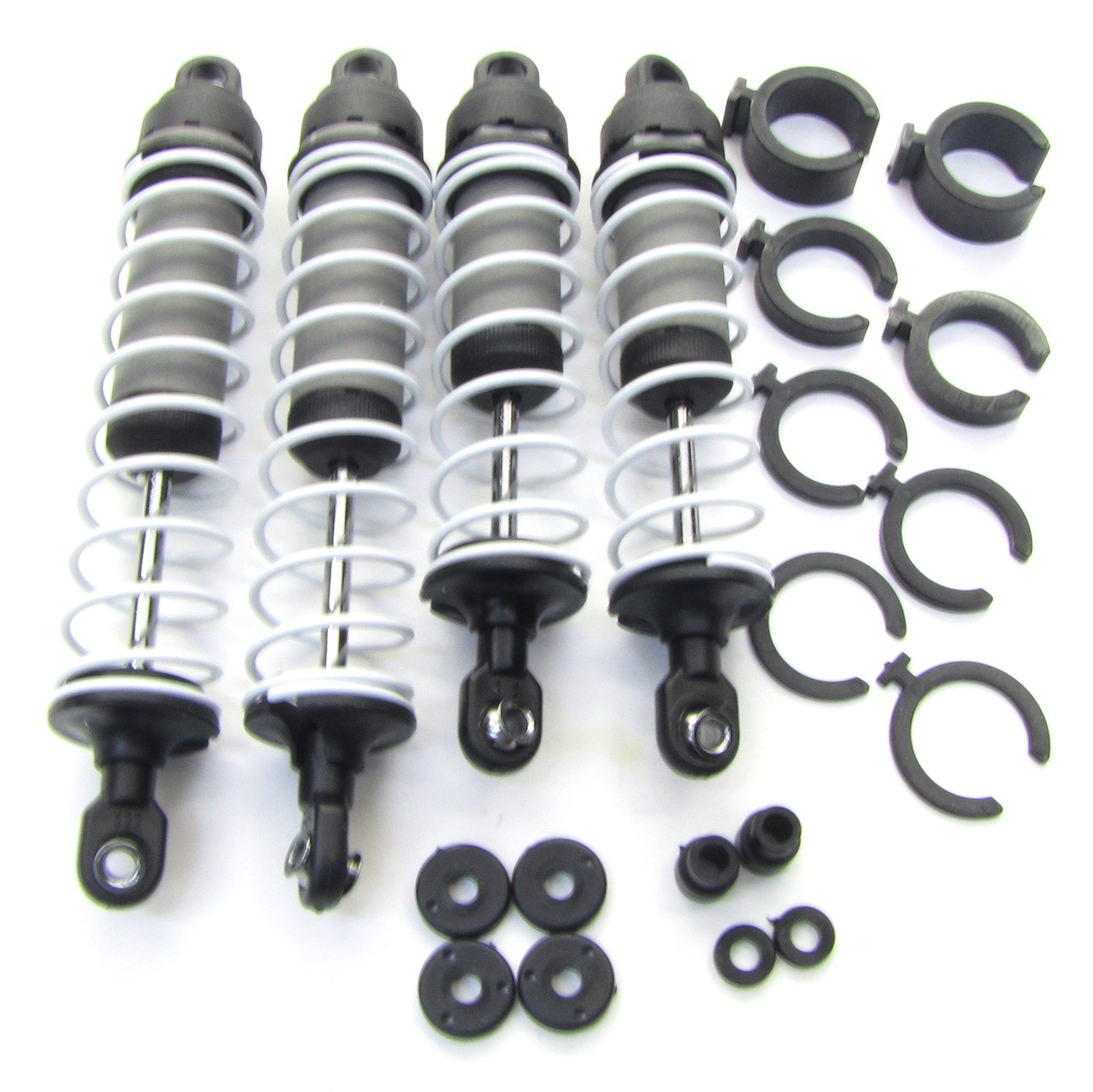 Fits Nitro RUSTLER (44096-3) - Front & Rear Shocks (Assembled dampers ...