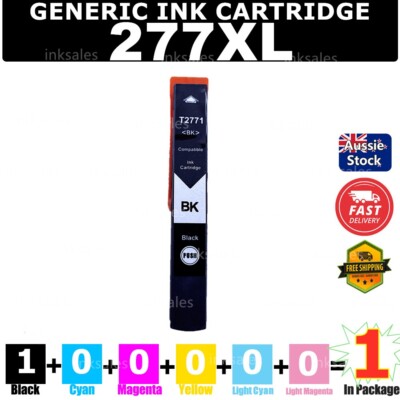 1x 277XL BLACK Generic Ink Cartridge For Epson XP-850 XP-860 XP950 XP ...
