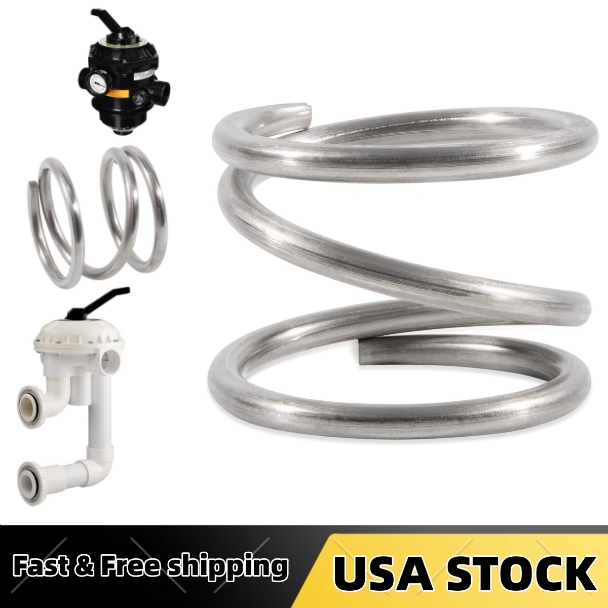 272400 Compression Spring For Pentair HiFlow Pool ,Spa 2" Valve , Six ...