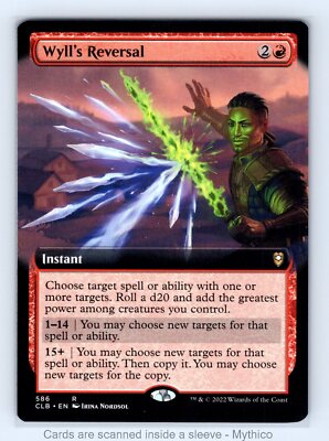 MTG Wyll's Reversal (Extended Art) Battle for Baldur's Gate - NM | eBay