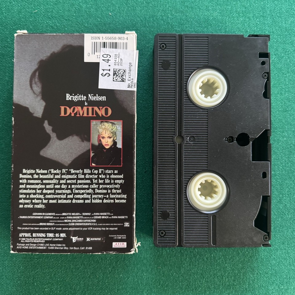DOMINO (1988) VHS IVANA MASSETTI BRIGITTE NIELSEN CULT EROTIC Fantasy ...
