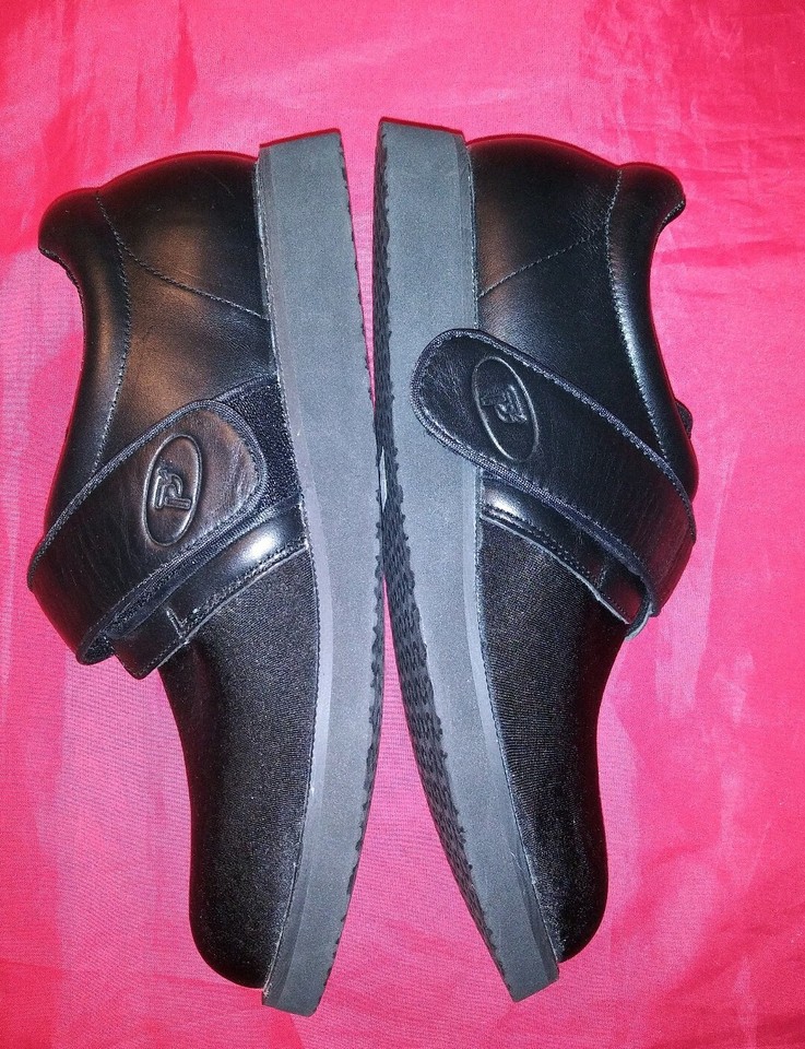 Propet Pedwalker 3 Pedrx WPED3 Women Black SZ 6 B M DIABETIC STRAP UP ...