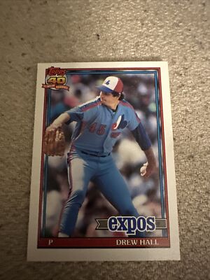 1991 Topps - #77 Drew Hall | eBay