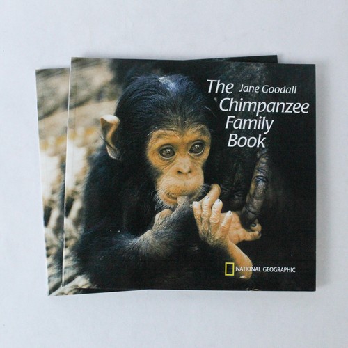 Lot Of 2 Paperback Books The Jane Goodall Chimpanzee Family Book ...