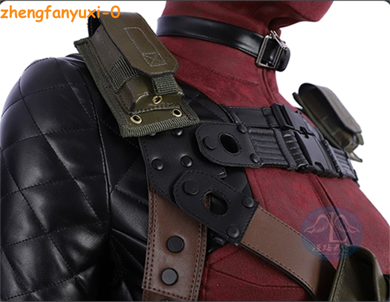 Lady Deadpool Cosplay Costume Jumpsuit Mask Shoes Wanda Wilson Outfit ...