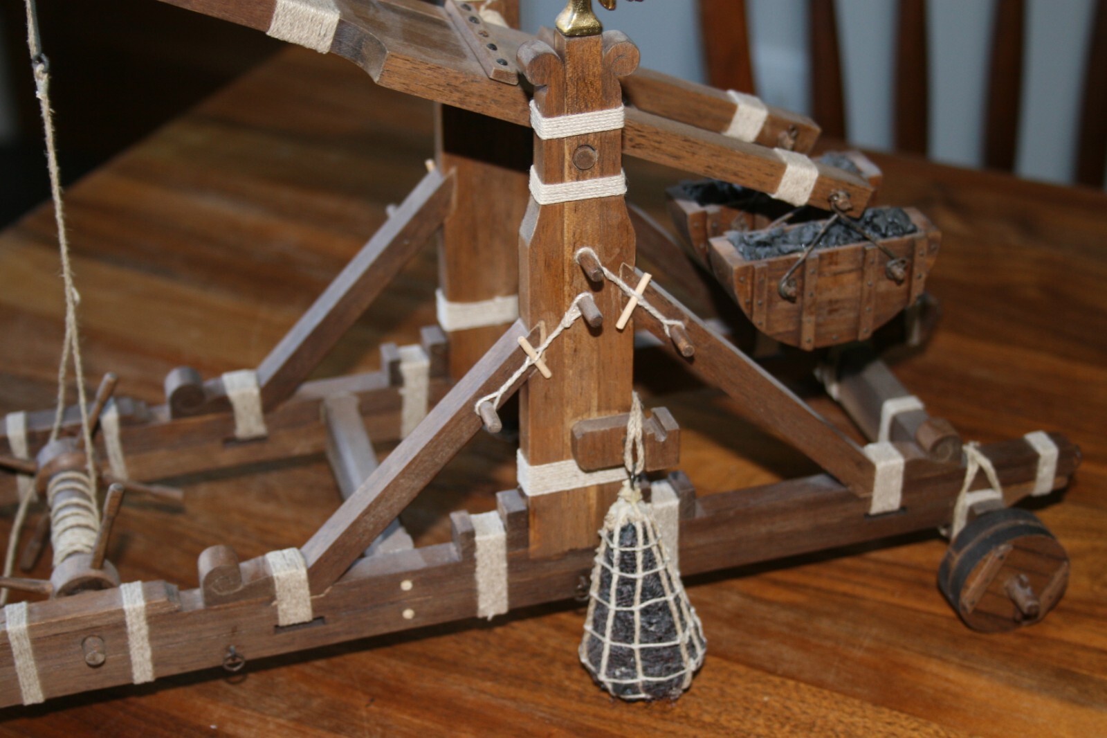 Medieval Trebuchet Wooden Model Handmade Working Model Incredible ...