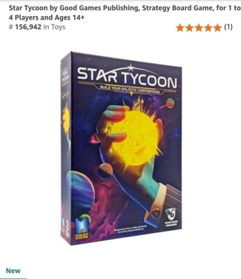 Star Tycoon by Good Games Publishing, Strategy Board Game, for 1 to 4 ...