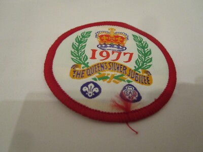 Scout & Guide QUEENS Silver JUBILEE BADGE Award 1977 | eBay UK