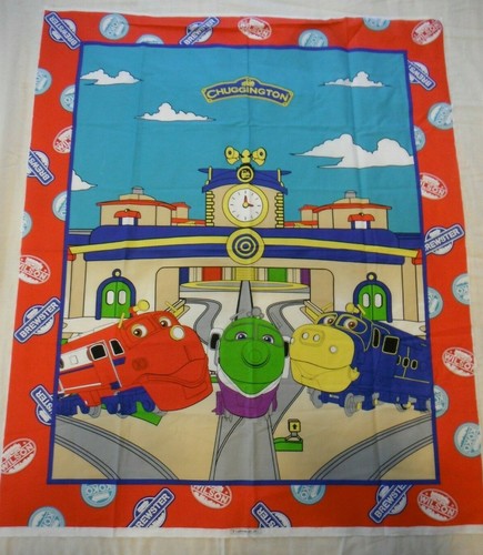 Chuggington Fabric Panel Quilt Starter Brewster Wilson Koko Cotton ...