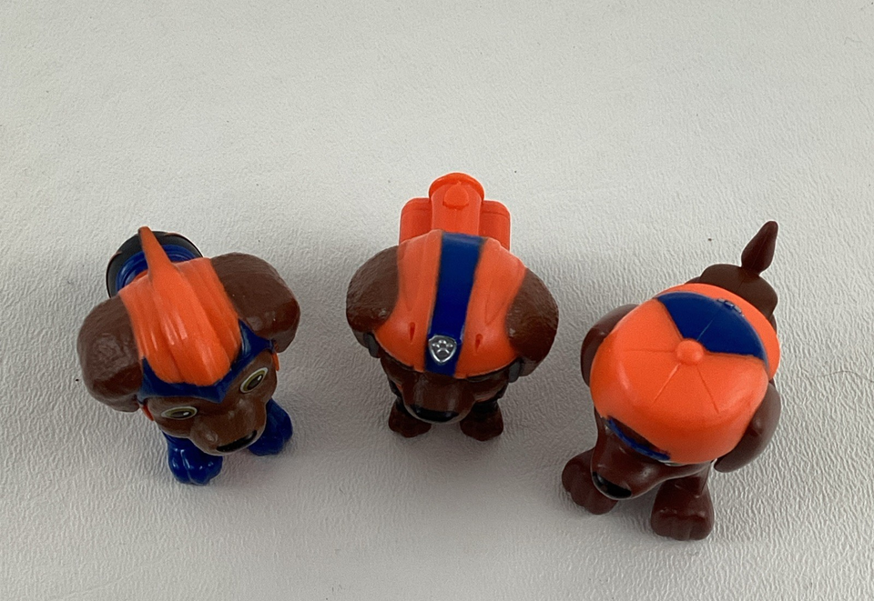Paw Patrol Rescue Pups Zuma Action Figure Lot Brown Labrador Dog Spin ...