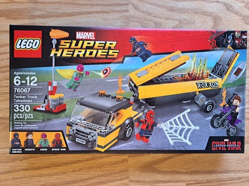 New Lego Marvel Super Heroes TANKER TRUCK TAKEDOWN 76067 Factory Sealed ...