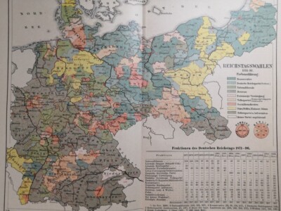 Pre-1900 - Map Of The German Empire