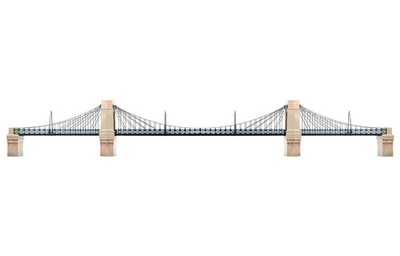 R8008 Skaledale OO Gauge Grand Suspension Bridge | eBay UK